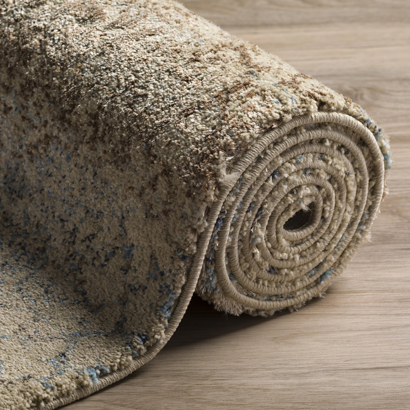 One Allium Way® Abstract Earth Area Rug | Wayfair