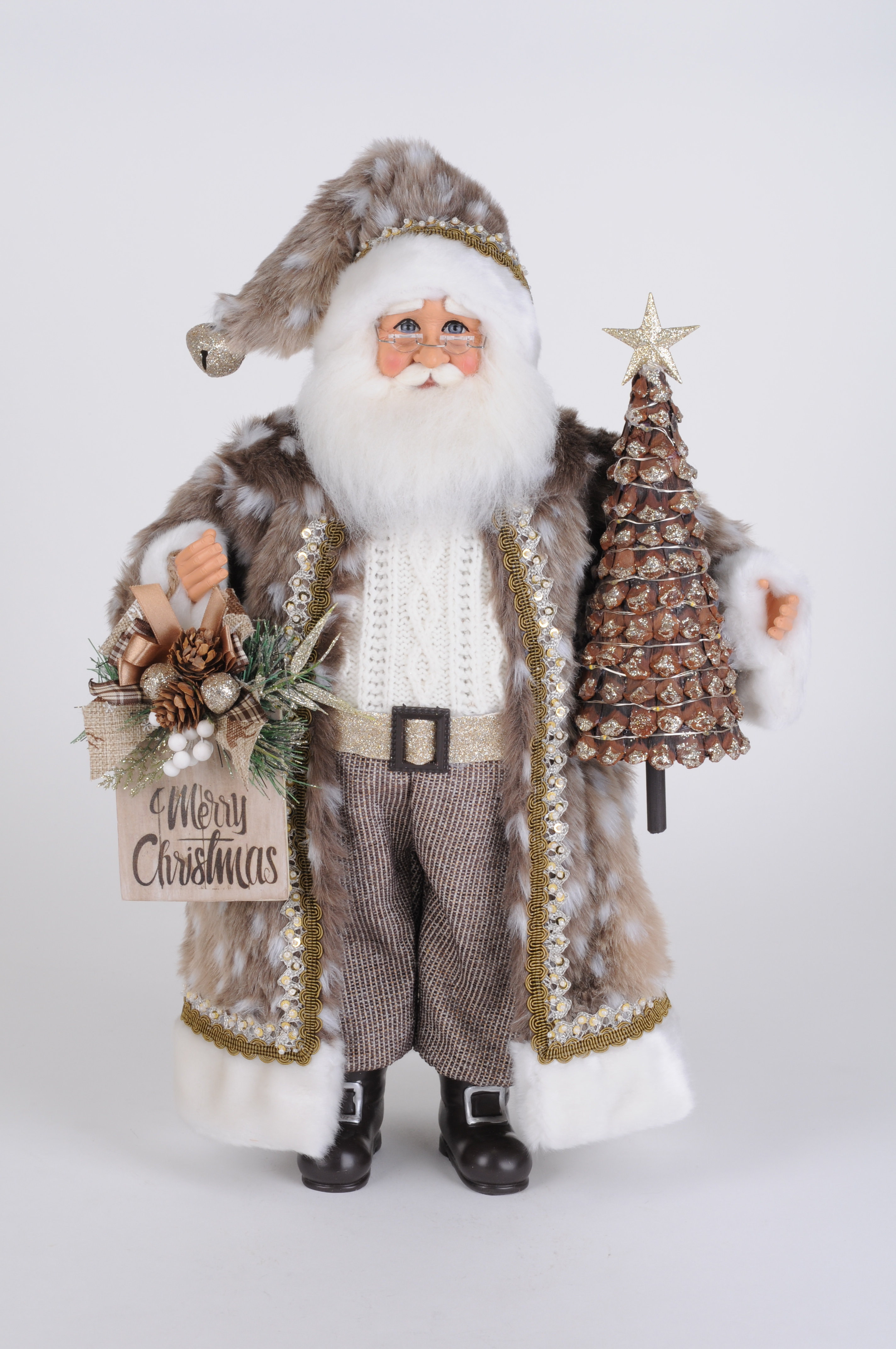 Karen Didion Originals Christmas Collection Santa Figurines ...