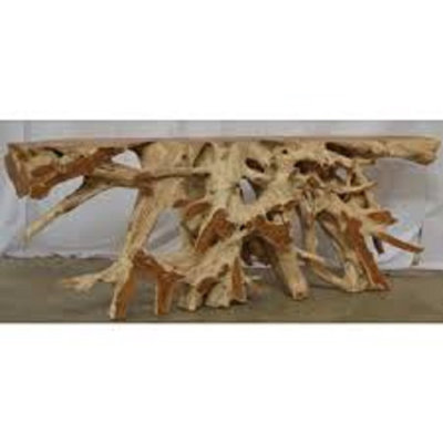 AFD Home Artistic Floating Teak Root Console Table | Wayfair