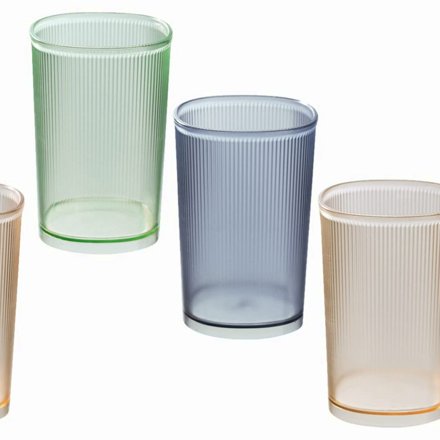 George Oliver EcoTumbler Trio: Unbreakable Reusable Plastic Toothbrush ...