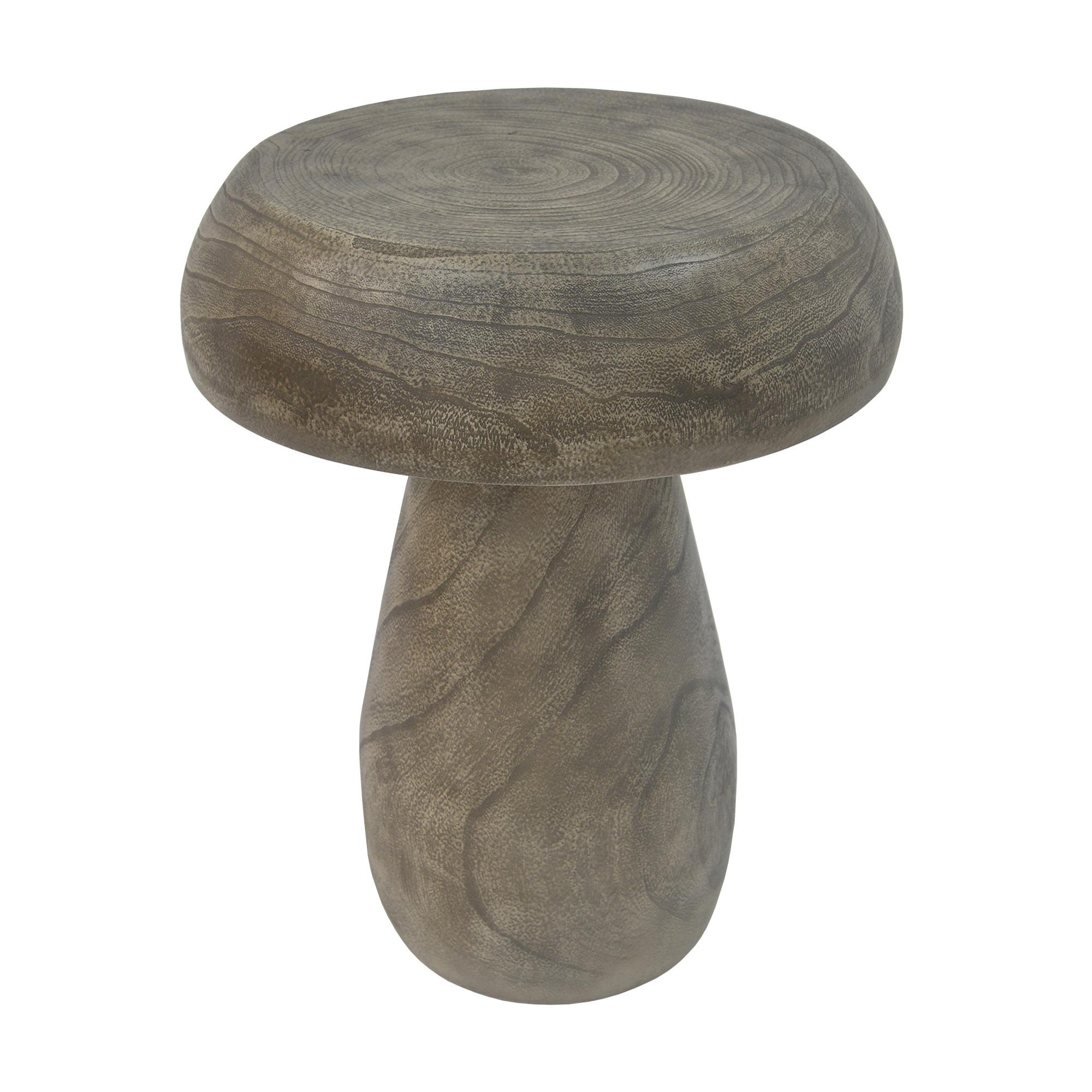 Dakota Fields Mushroom Side Table,Wood-like texture, Natural Color ...