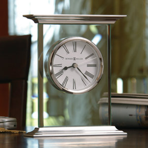Silver Mantel & Tabletop Clocks You'll Love | Wayfair