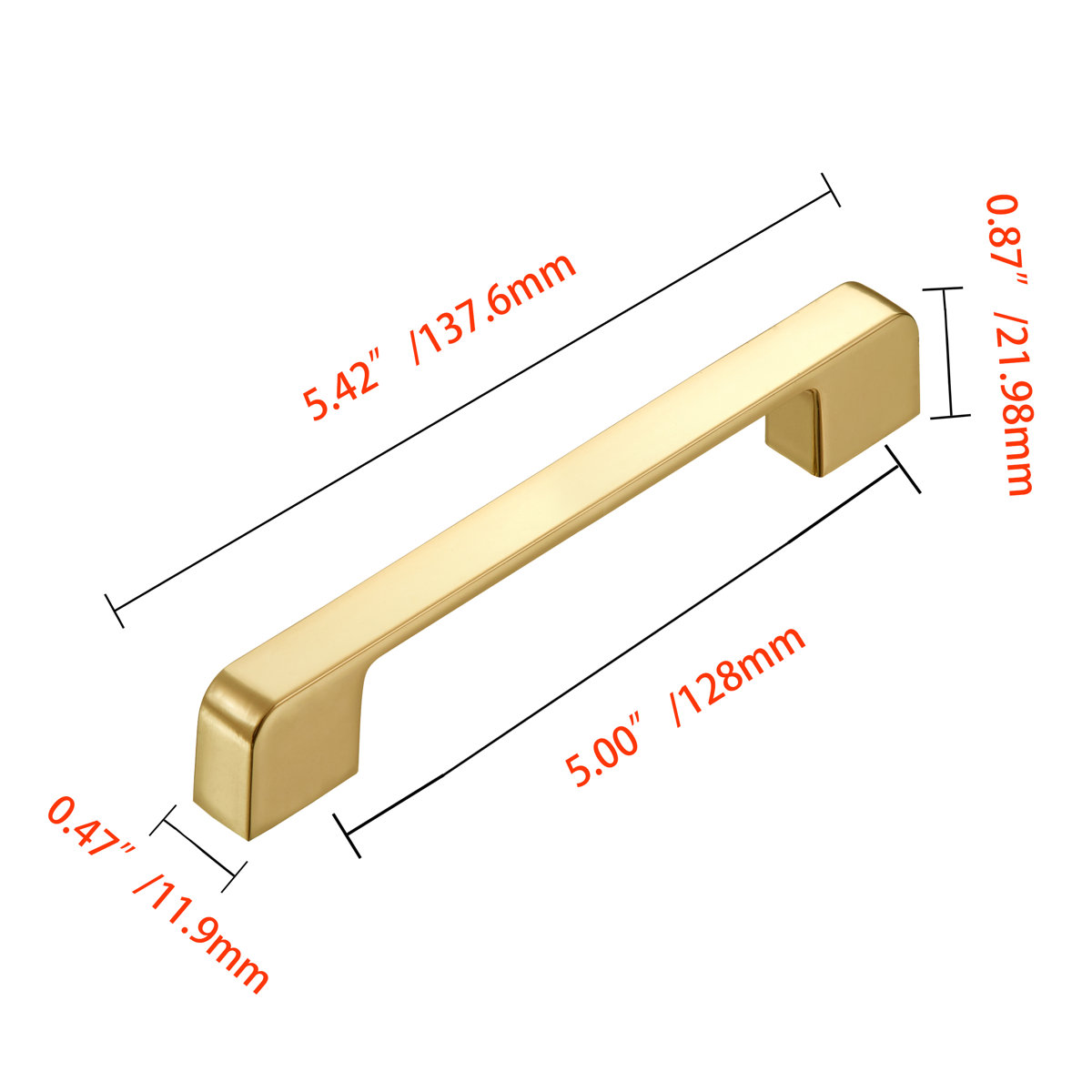 Utopia Alley Marino Pull Handle - Decorative Cabinet Drop Pull Handles ...