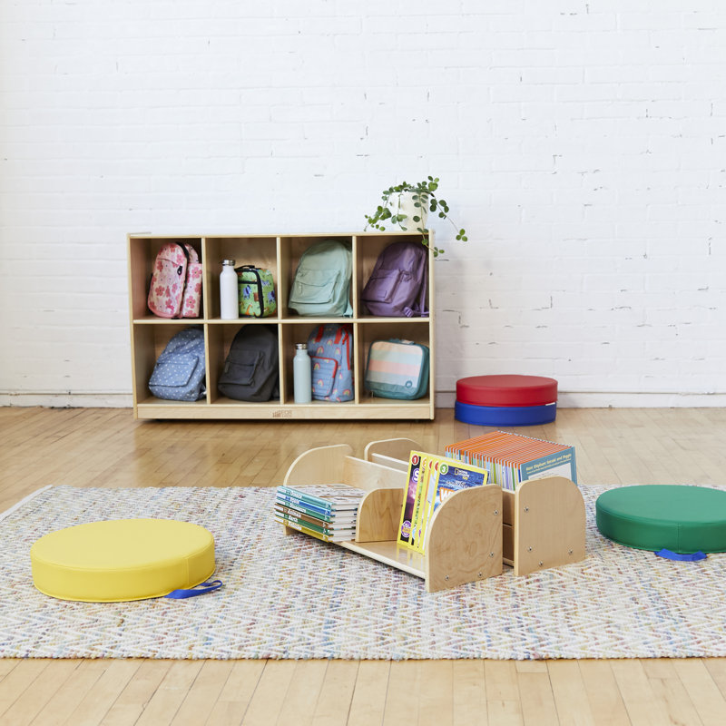 ECR4Kids 8-Compartment Mobile Backpack Storage Cabinet, Classroom ...