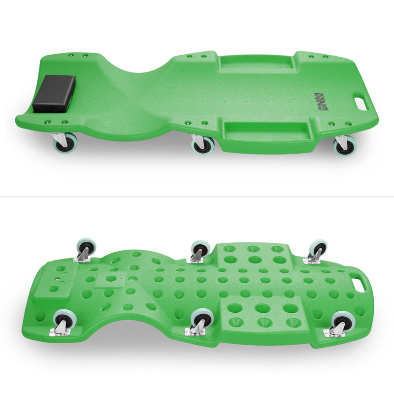 DNA Motoring 48" Heavy-Duty Low-Profile Roller Automotive Creeper With ...