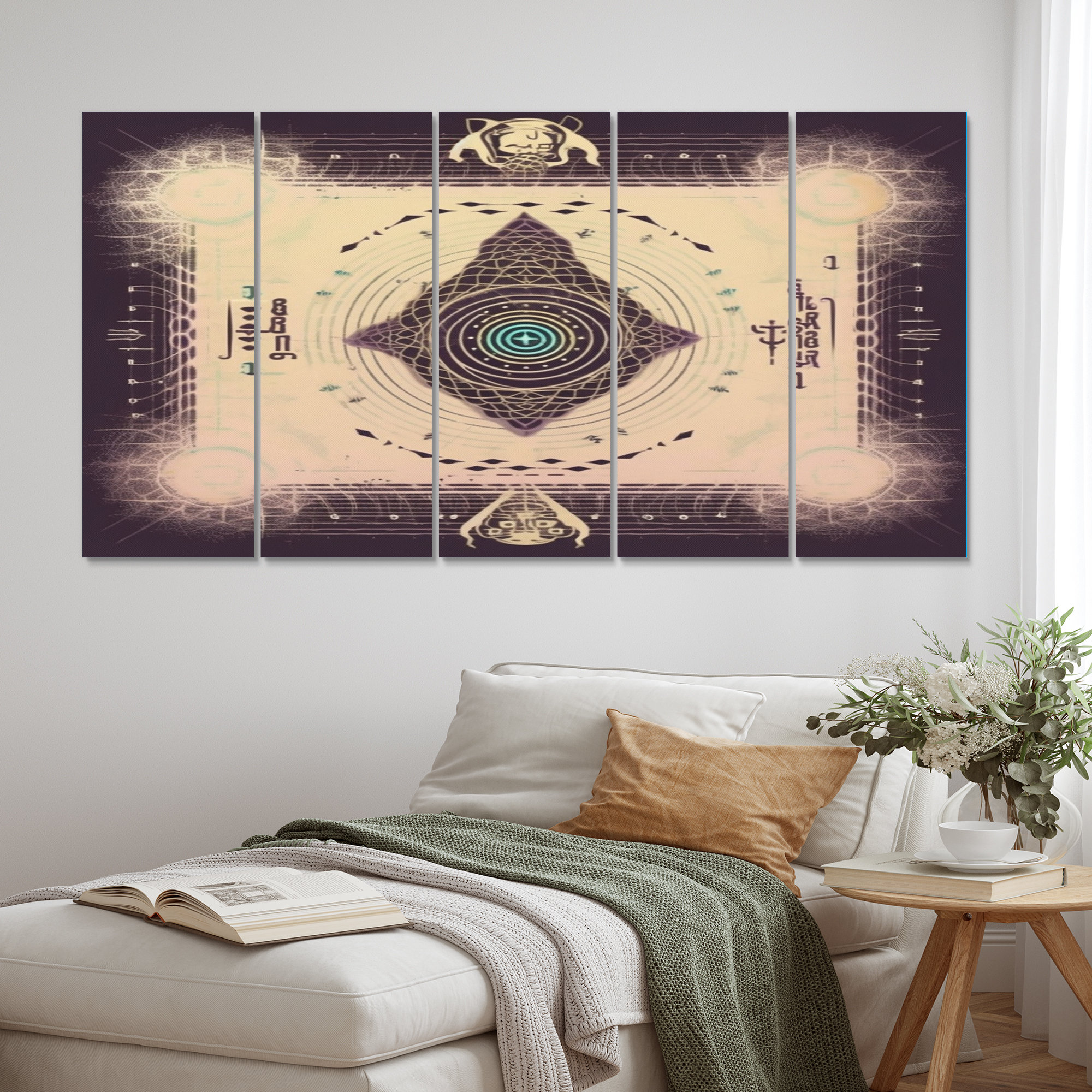 Bungalow Rose Spirit Invocation Vintage Mandala IV - Christianism Wall ...