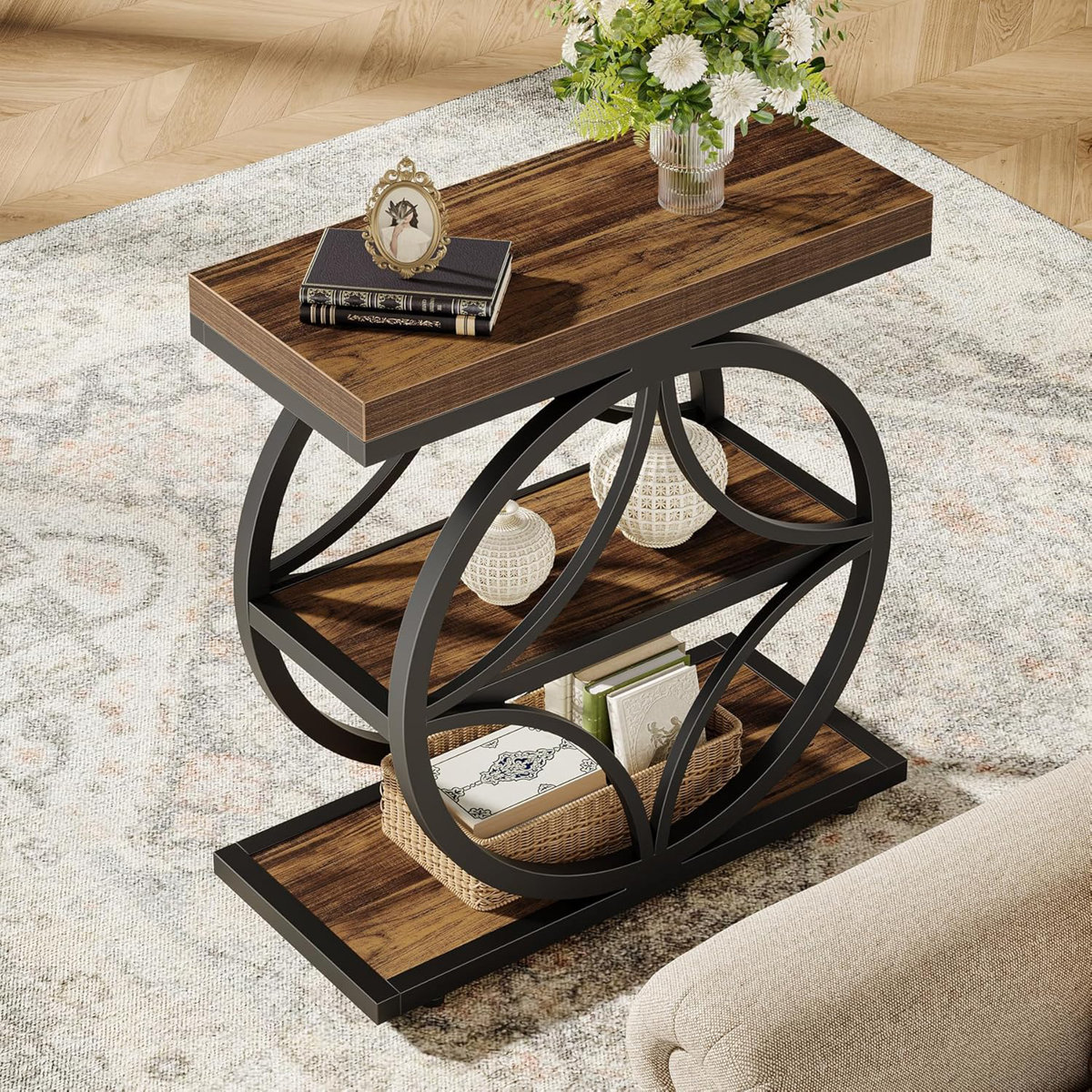 Borough Wharf Small with 3-Tier Side Tables | Wayfair.co.uk