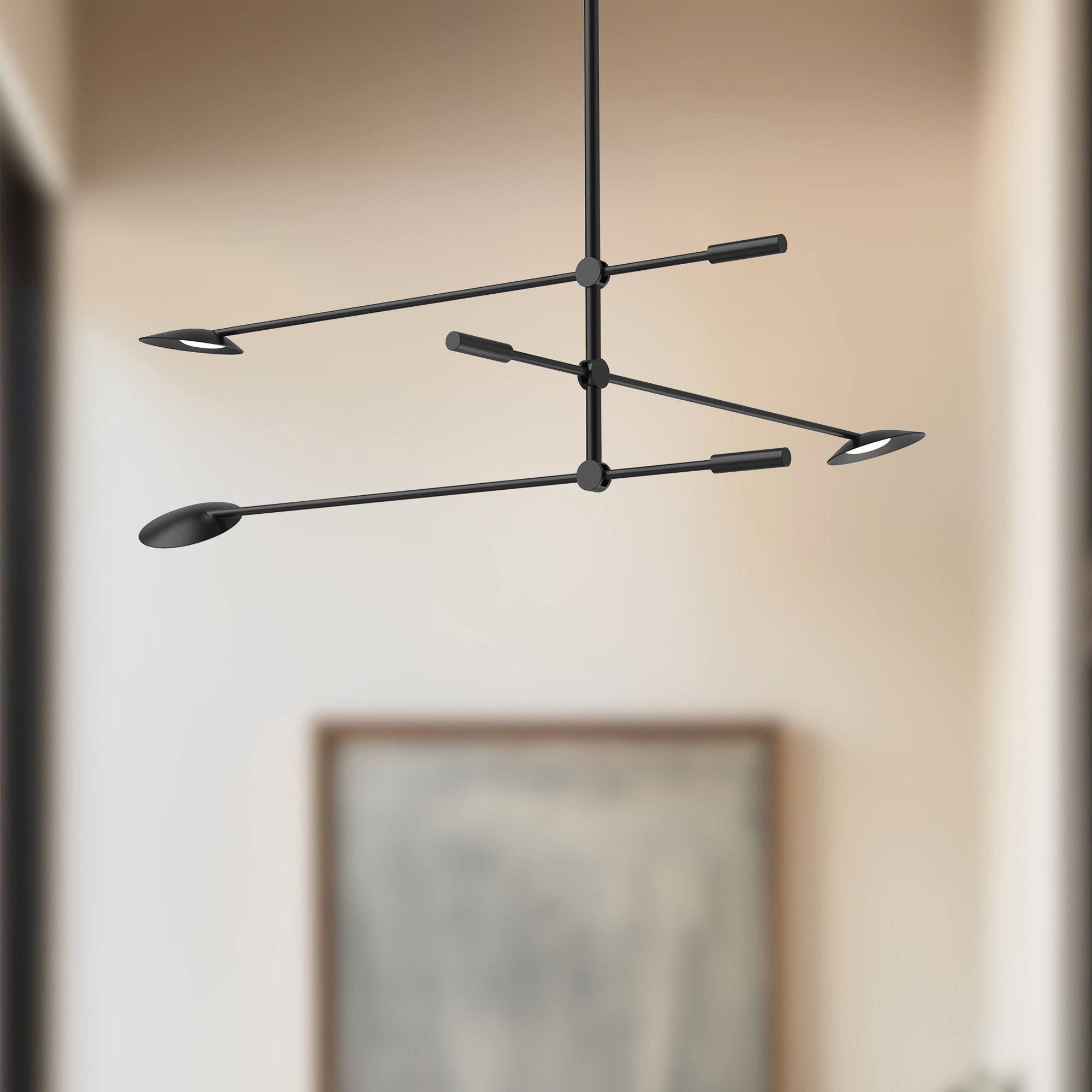 Kuzco Lighting 3 - Light Sputnik Modern Linear LED Chandelier - Wayfair ...