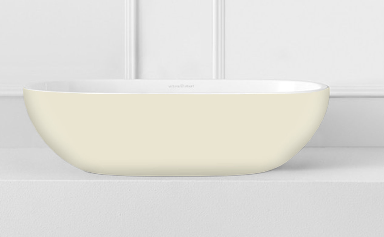 Victoria + Albert Barcelona Matte White/Matte Oyster White Volcanic ...