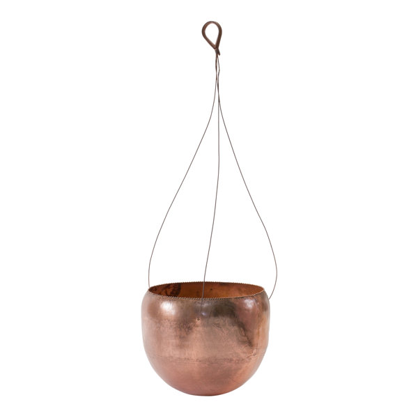 Gracie Oaks Lujuana Metal Hanging Planter - Wayfair Canada