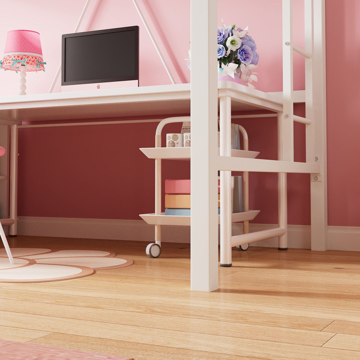 Isabelle & Max™ Braga Twin Platforms Loft Bed by Isabelle & Max ...