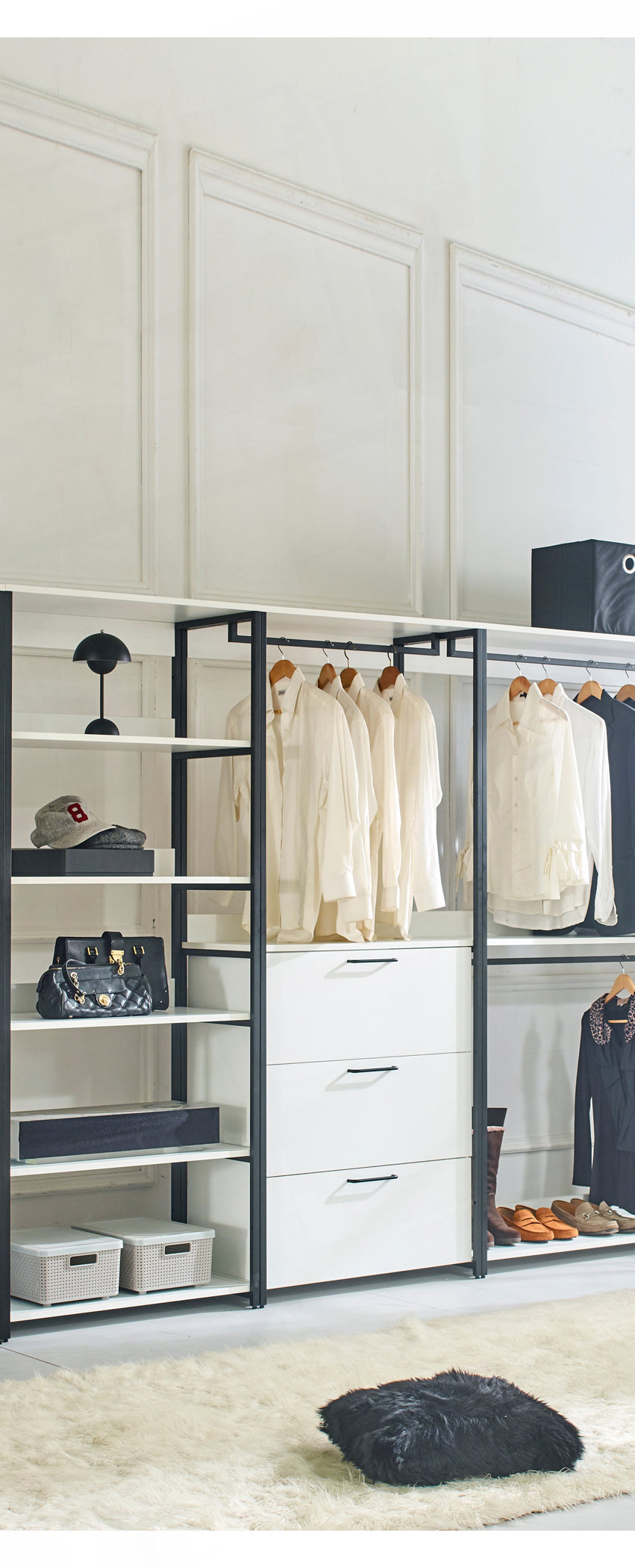 Mercer41 Fiona Walk-In Closet With Three Drawers - Wayfair Canada