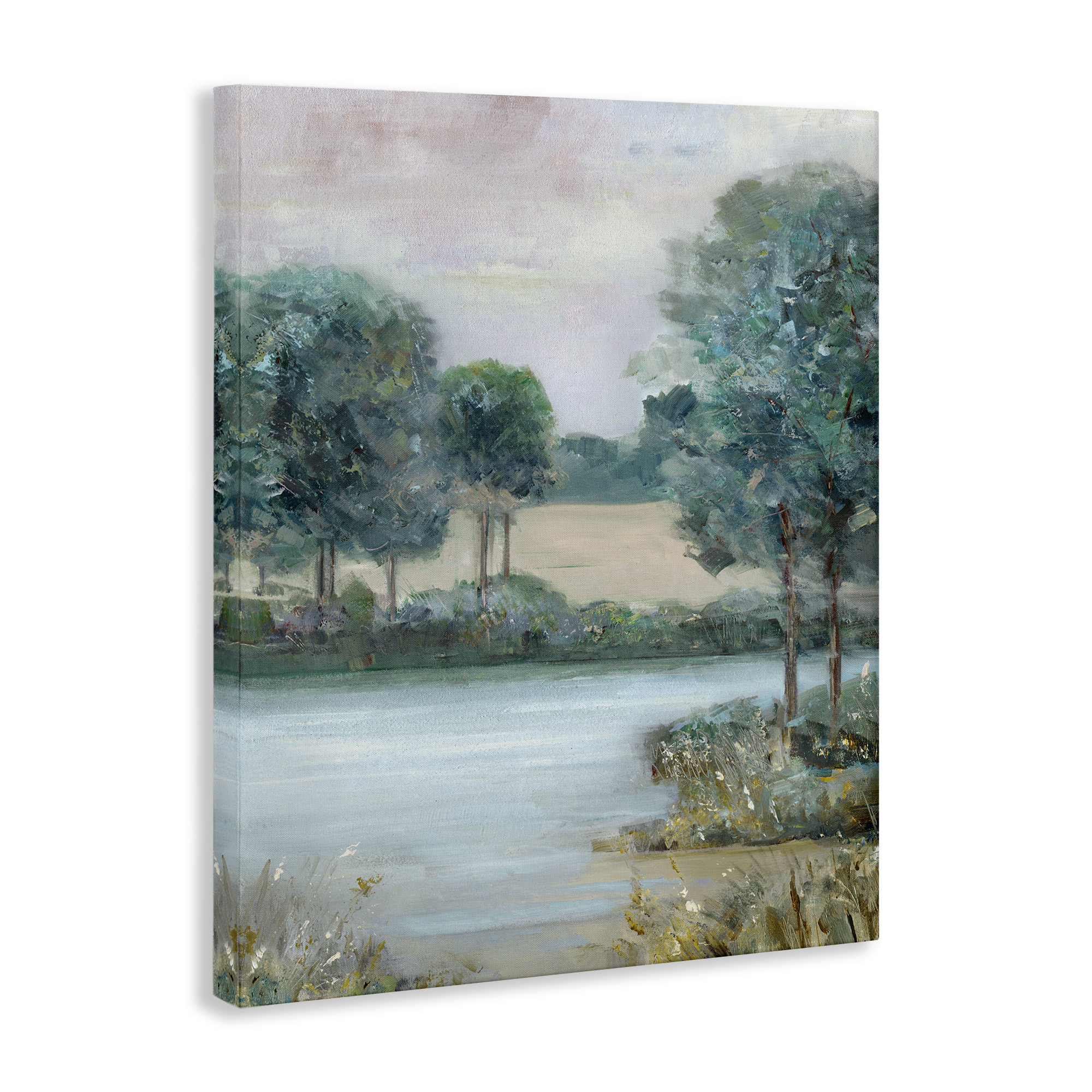 Alcott Hill® River Marsh in Forest Canvas Wall Art, design by Sally ...