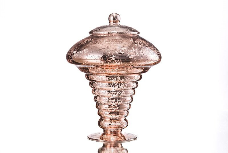 Diamond Star Glass D9.8"H12" - DECORATIVE GLASS JAR | Wayfair