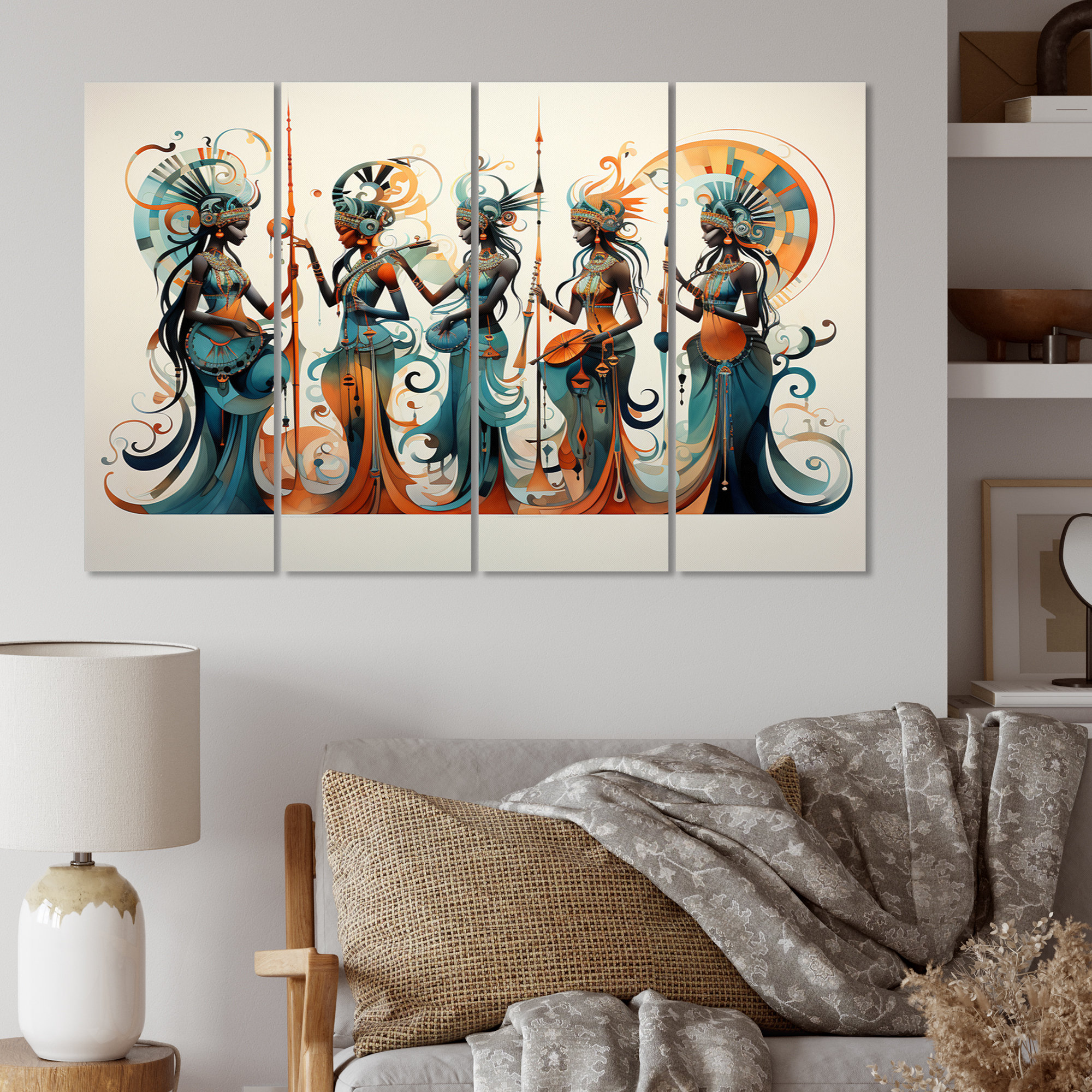 Winston Porter Native Art Kokopellis Melodies I - Native American Art ...