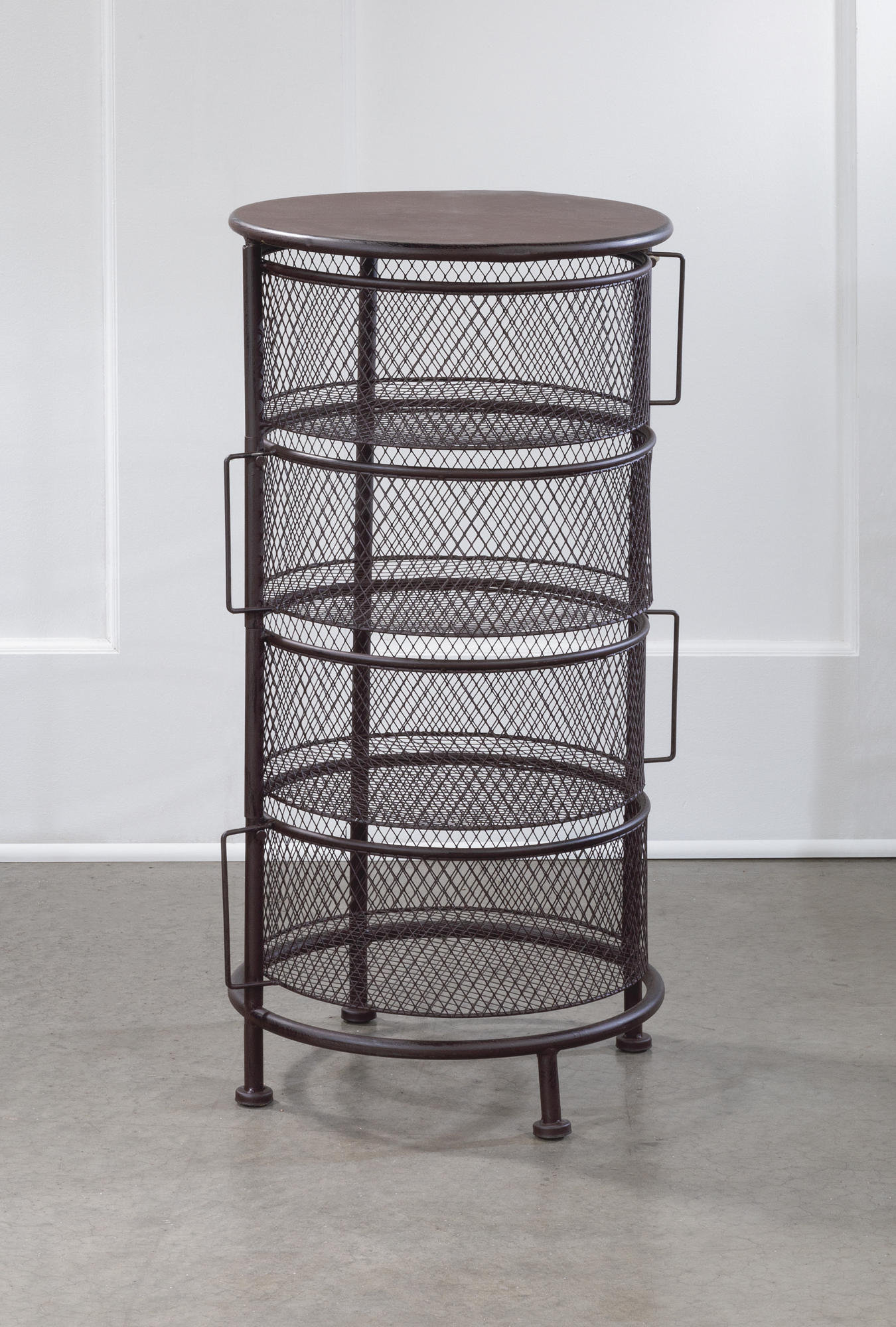 Williston Forge Meisel Bin Mesh Swivel Display 4 Drawer Storage Chest ...