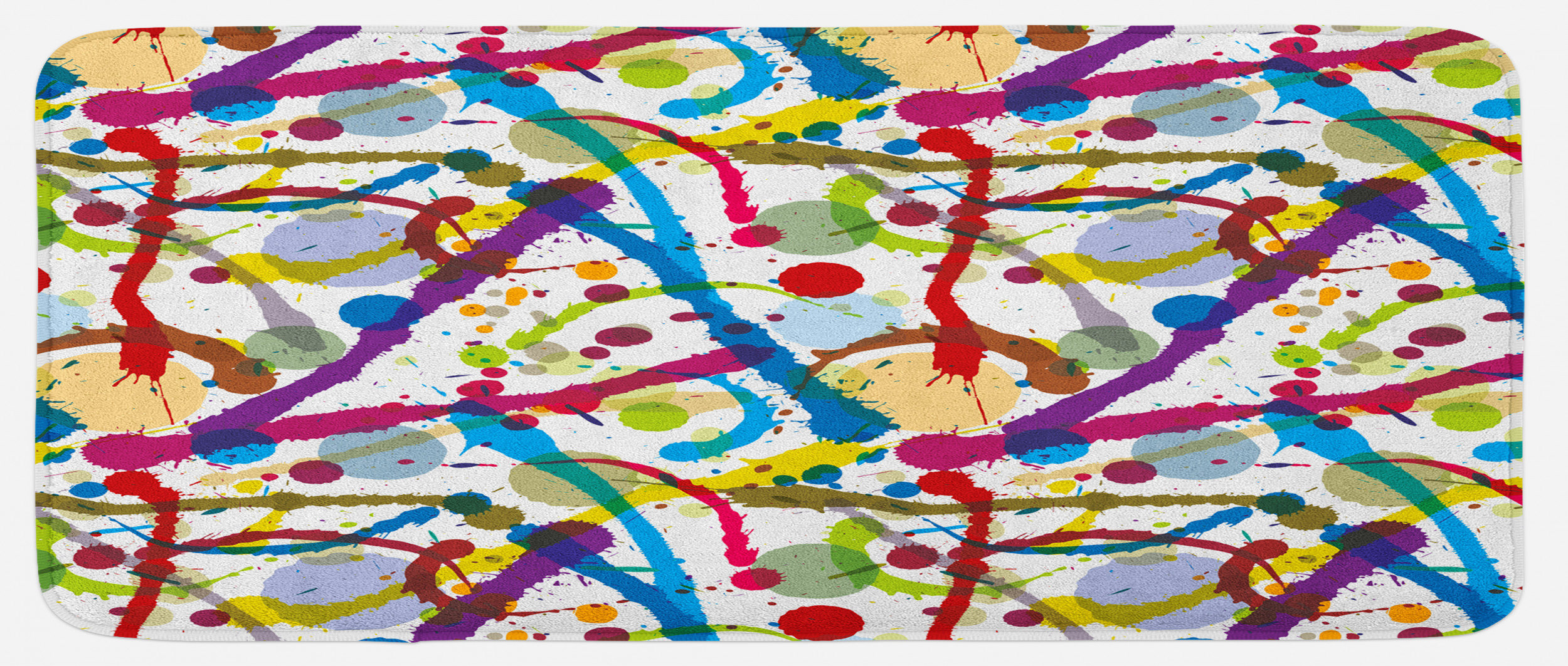 East Urban Home Colorful Ink Splatters Creative Inspiration Stained ...