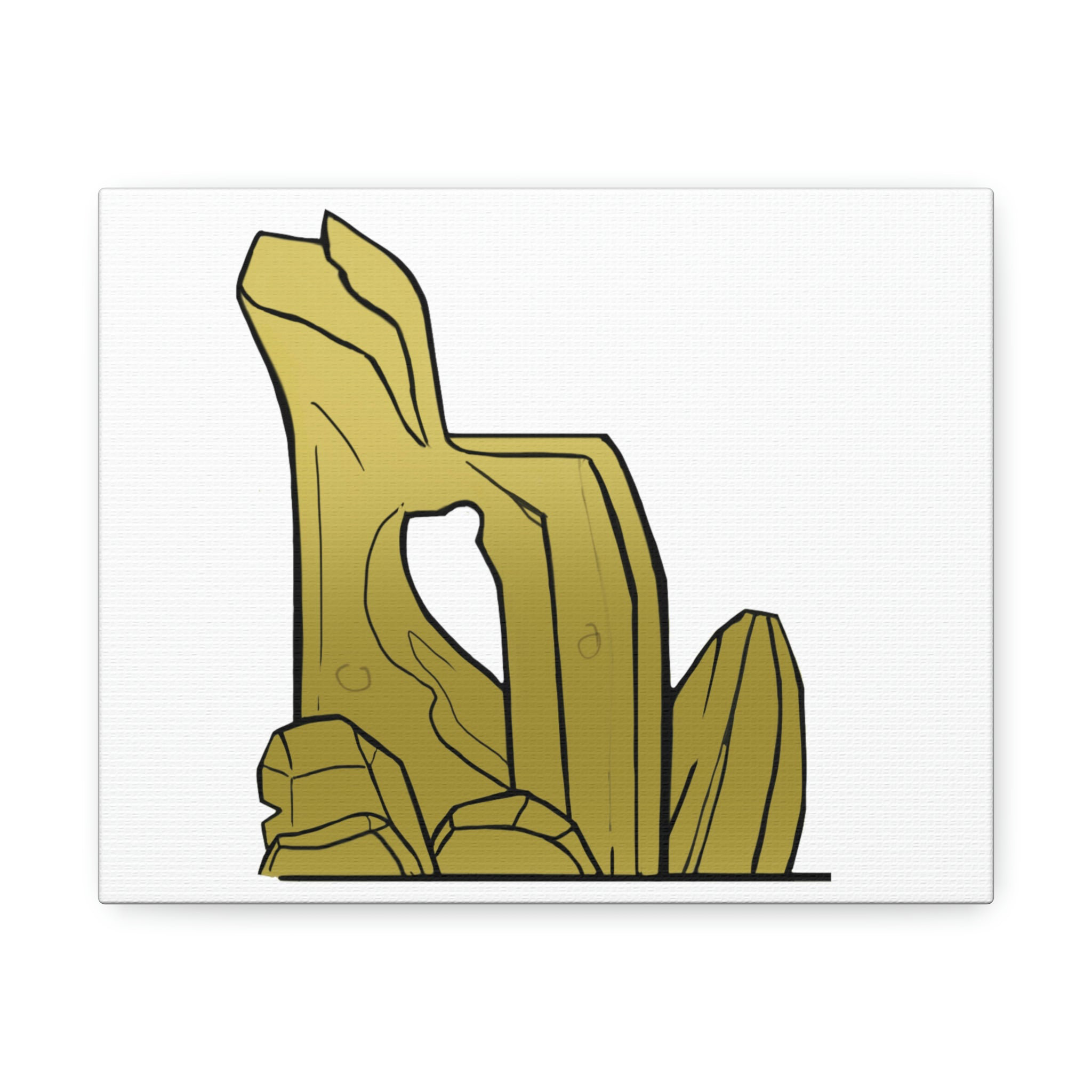 Trinx Rock Stretched - Unframed Illustration on Canvas | Wayfair