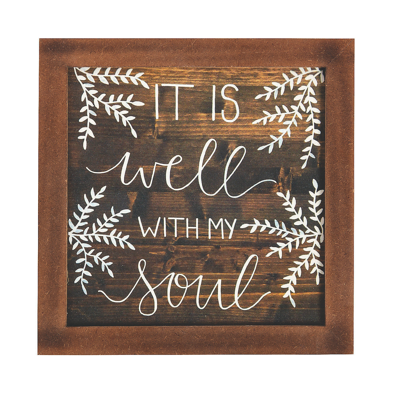 Gracie Oaks It Is Well with My Soul Wooden Wall Décor | Wayfair