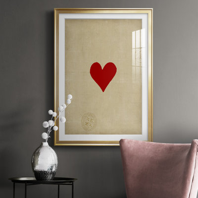 Latitude Run® Heart Premium Framed Print - Ready To Hang | Wayfair
