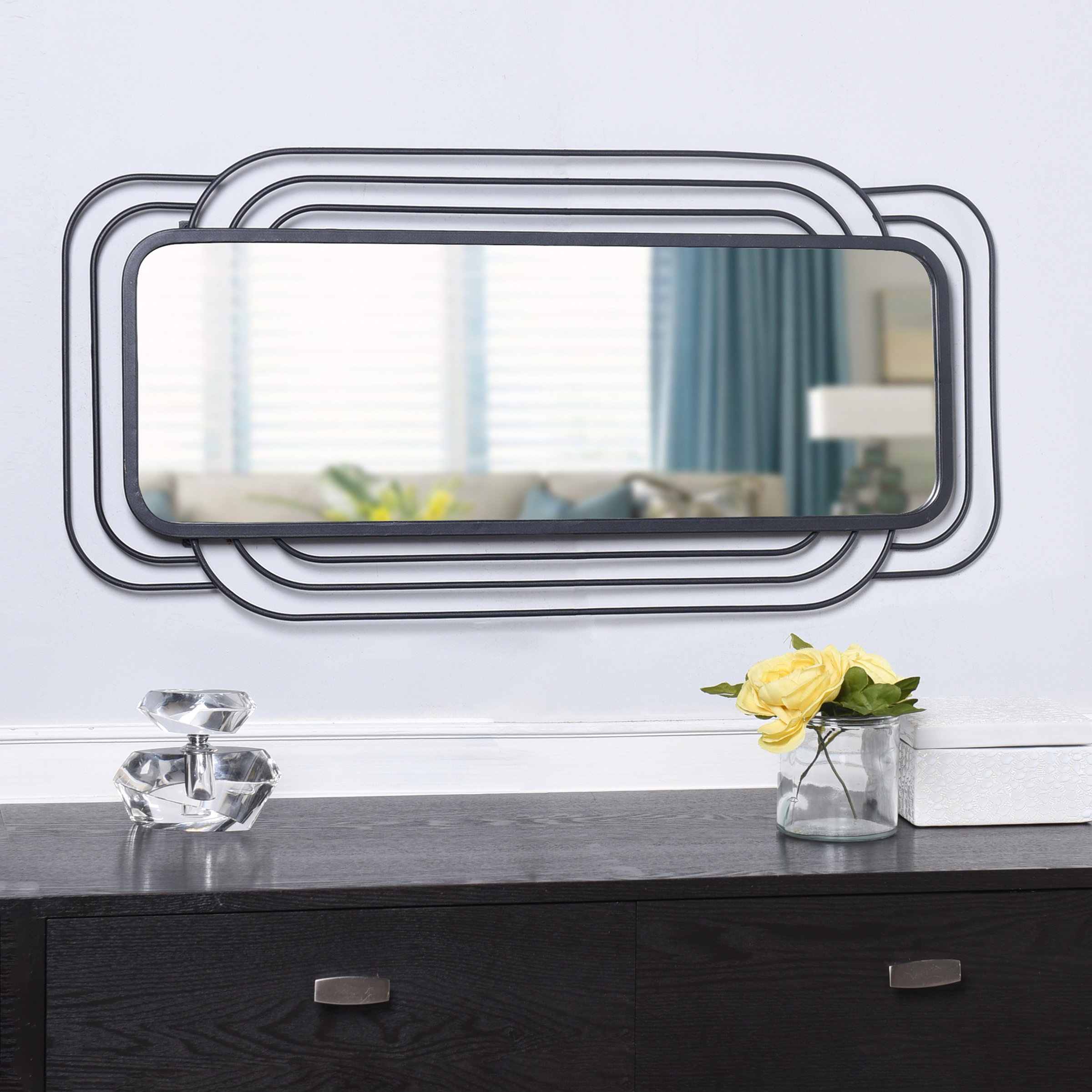 Orren Ellis Gemma Accent Mirror | Wayfair