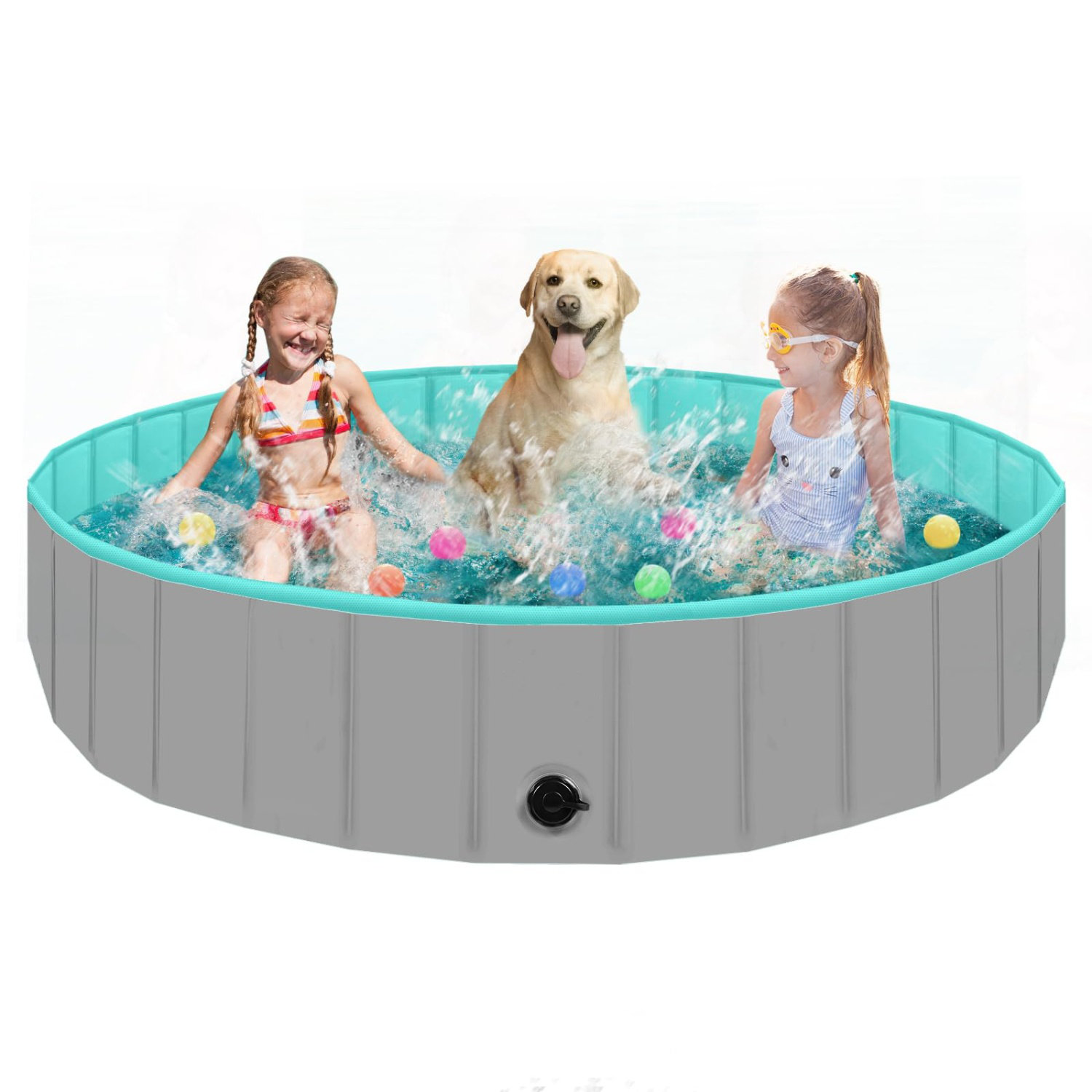 ENOLIL 63" Dog Pool Foldable Dog Pools | Wayfair