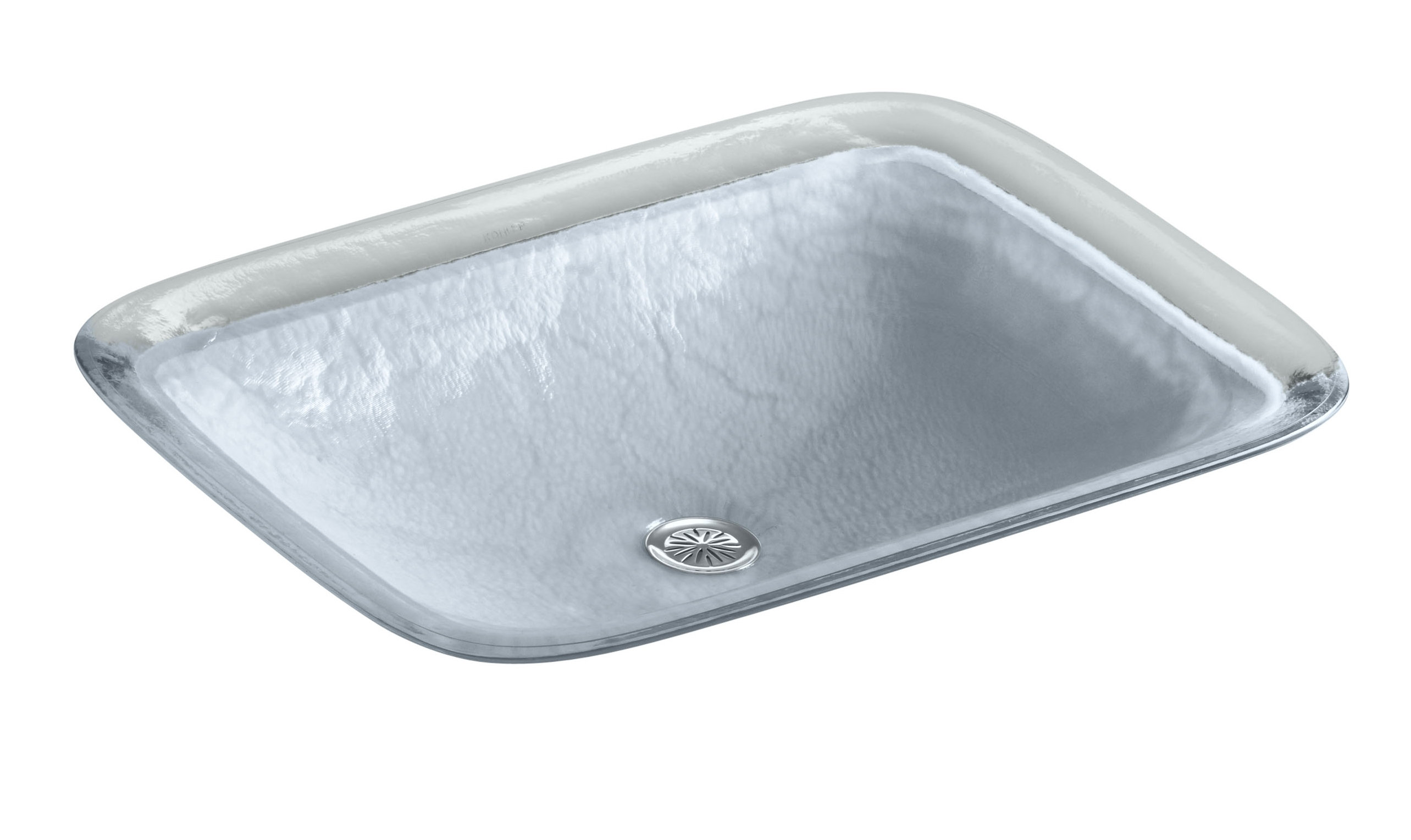 Kohler Inia, Artist Editions Rectangle Glass Wading Pool Bathroom Sink ...