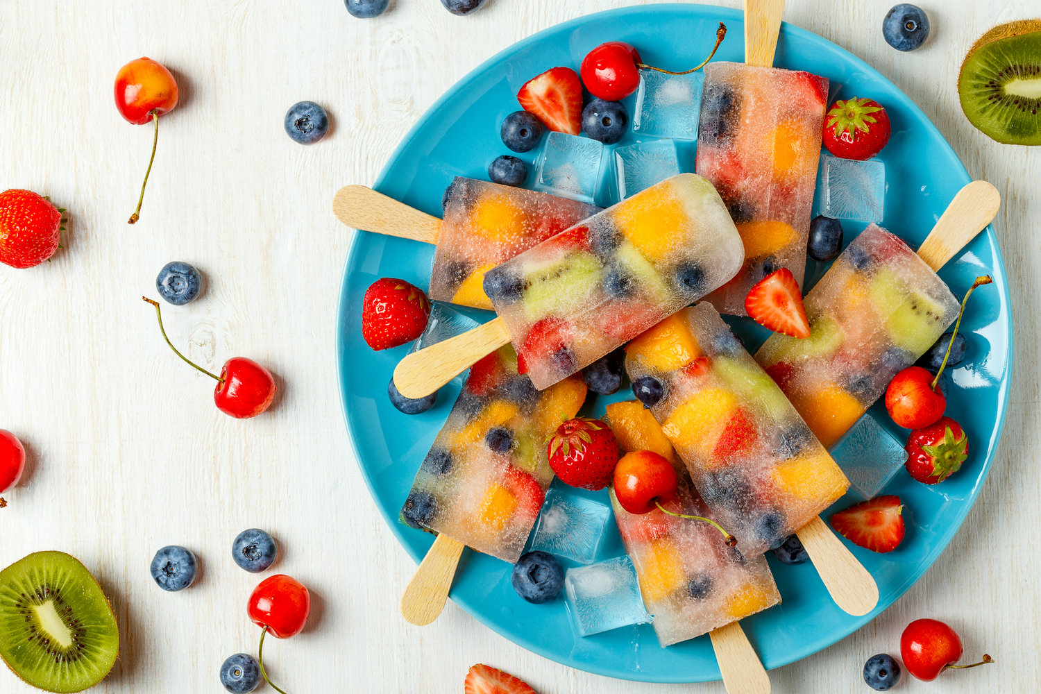 Hokku Designs Popsicles by Tbralnina - Wrapped Canvas Photograph ...