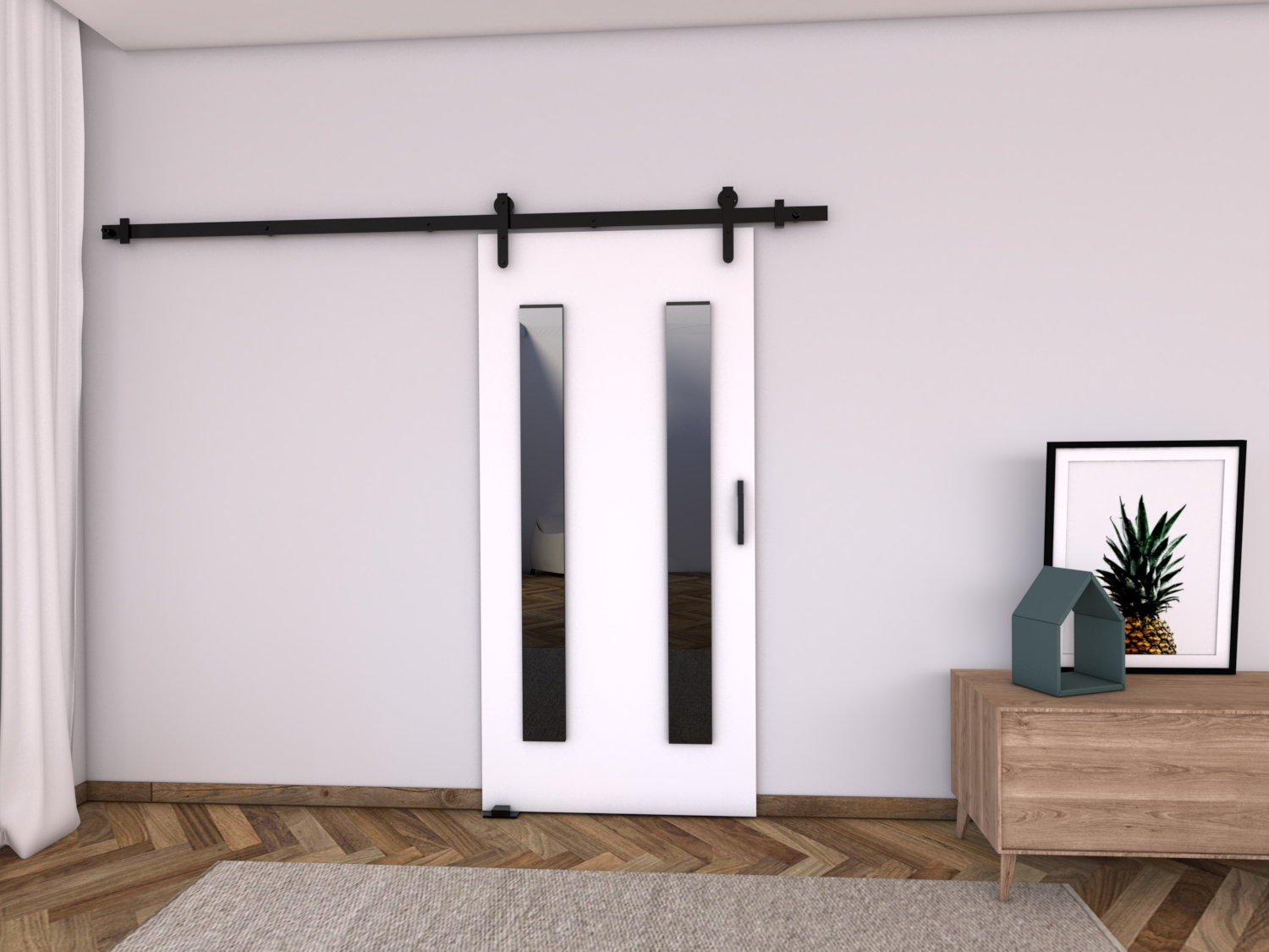 August Grove Midland Veneers Sliding Doors | Wayfair.ie