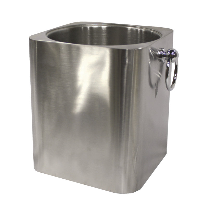 Service Ideas Square 3 Liter Stainless Steel Ice Bucket | Wayfair