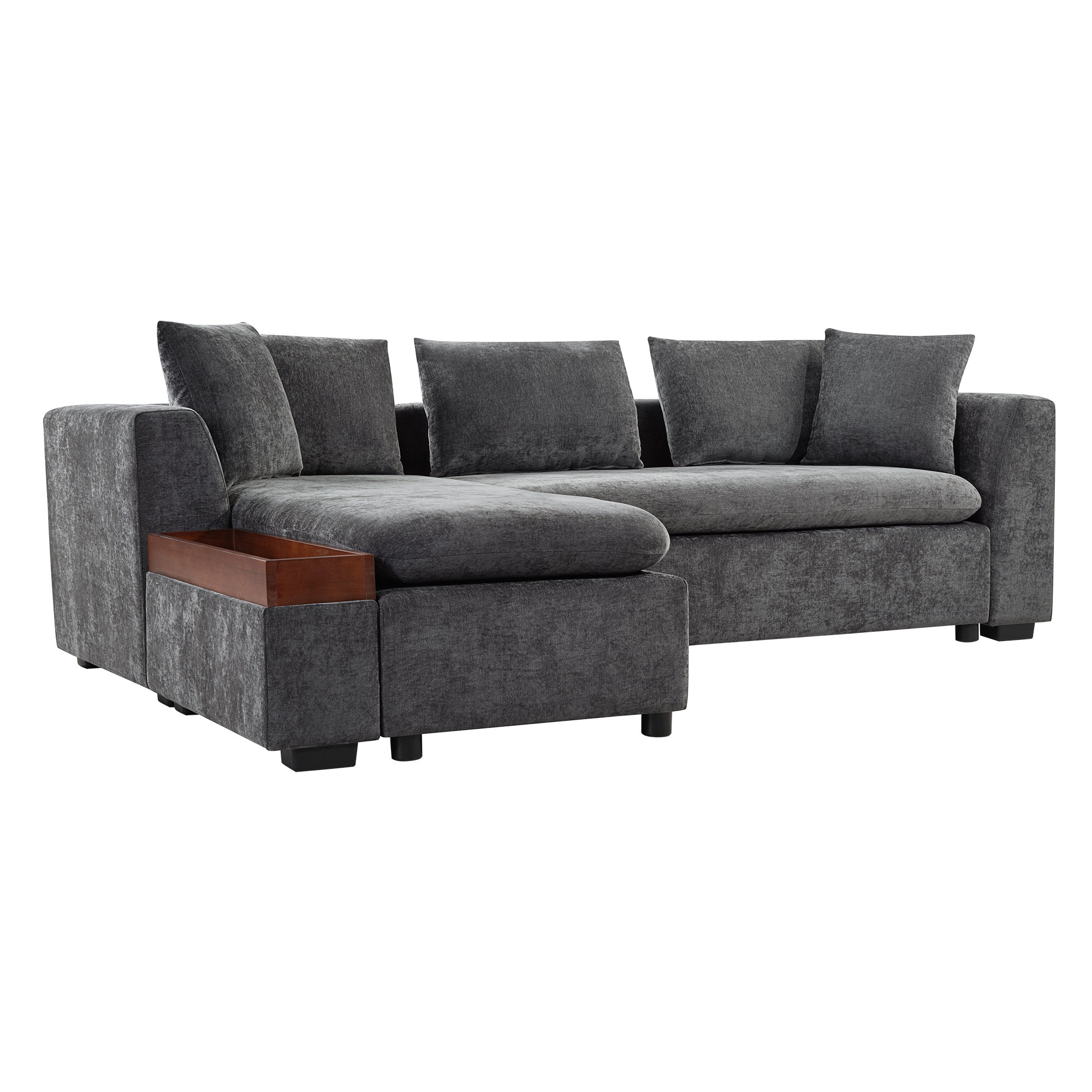 Latitude Run® Sectional Sofa 93.7" L-Shaped Sofa Sofa Couch With ...
