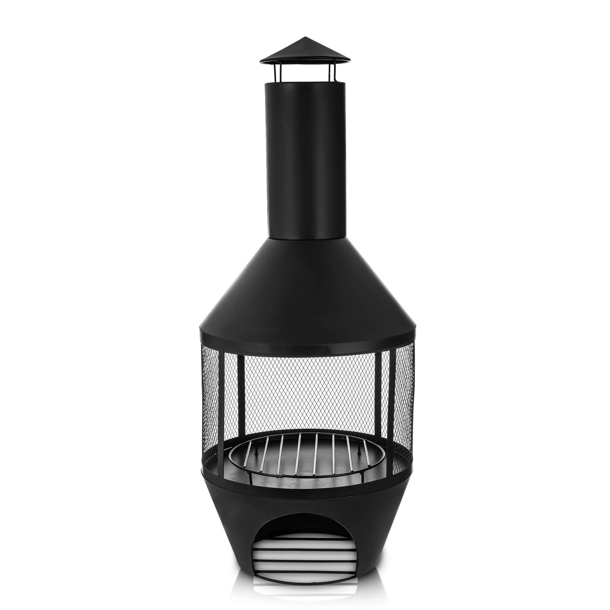 Borough Wharf Virgouda 64cm H Wood Burning Outdoor Chiminea | Wayfair.co.uk