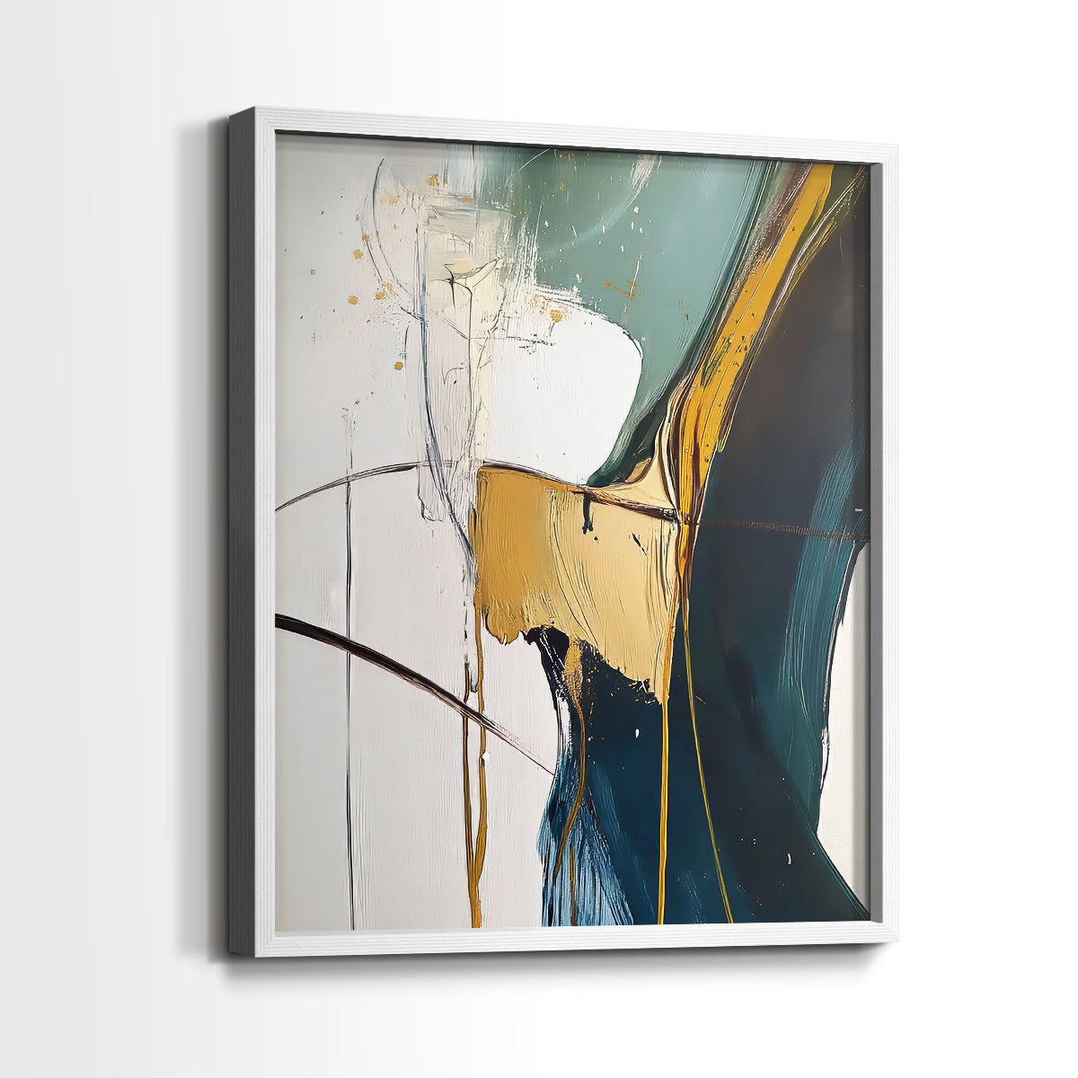 Wrought Studio™ ABSTRACT Series DCXXVI -Premium Framed Print -Ready to ...