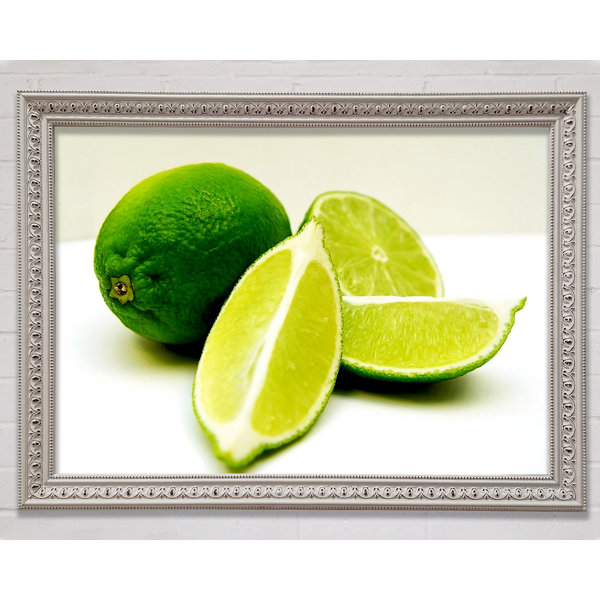 Bright Star Lime Wedges - Single Picture Frame Art Prints | Wayfair.co.uk