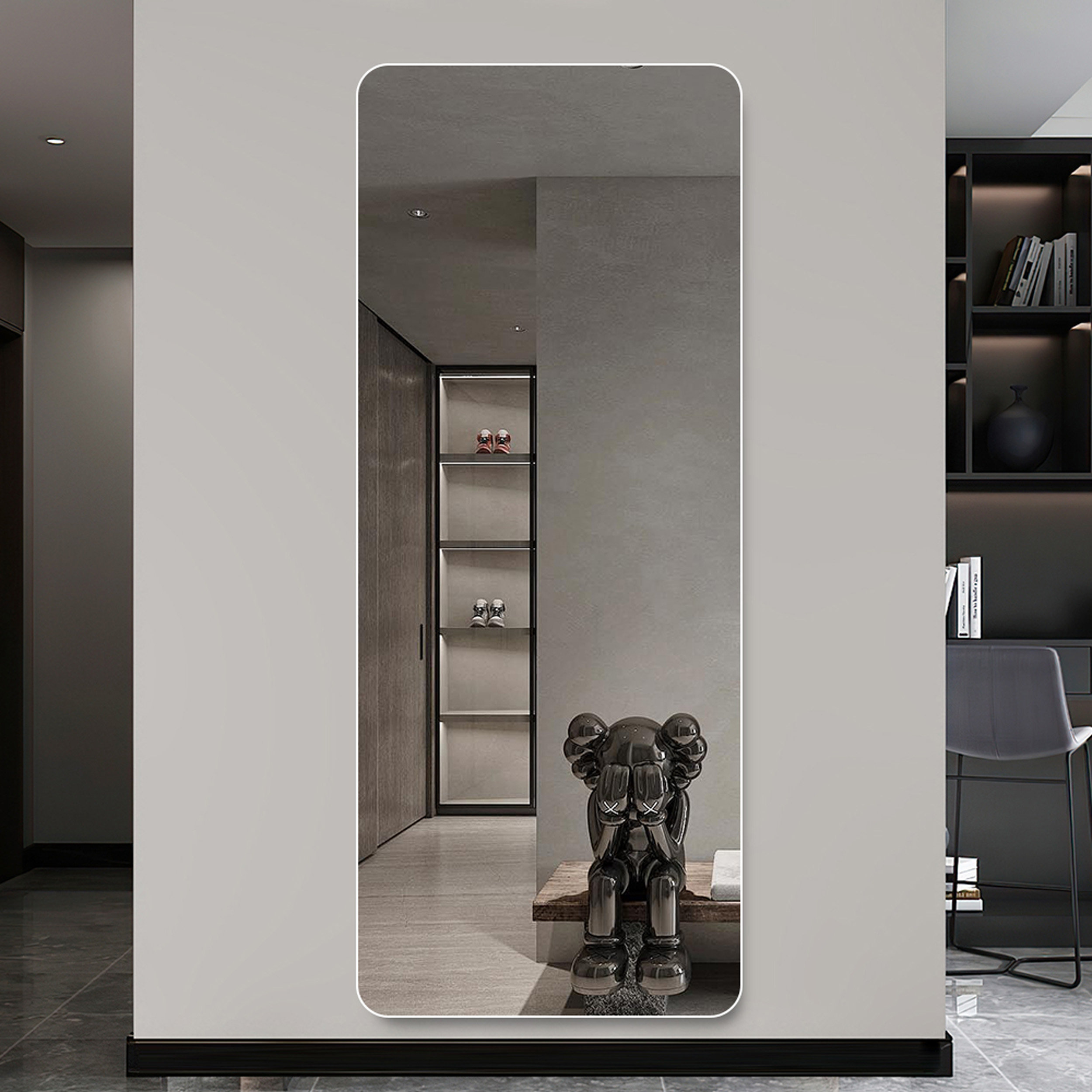 Latitude Run® 60x15inch Full Body Mirror for Living Room Bedroom ...