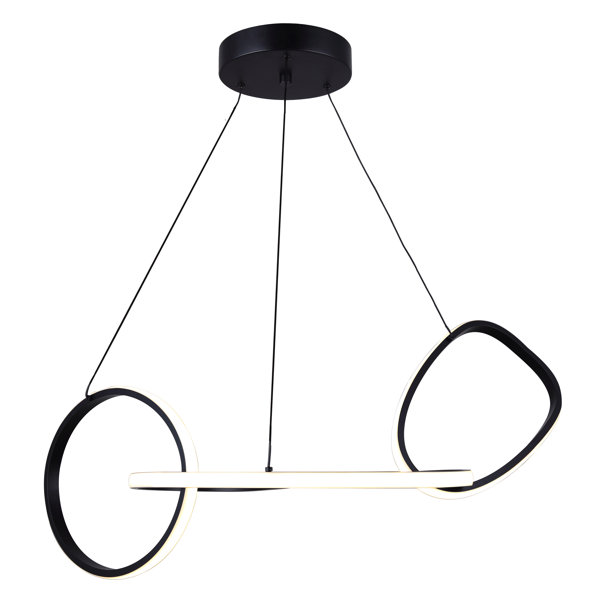 Mercer41 Olha Dimmable LED Geometric Chandelier | Wayfair
