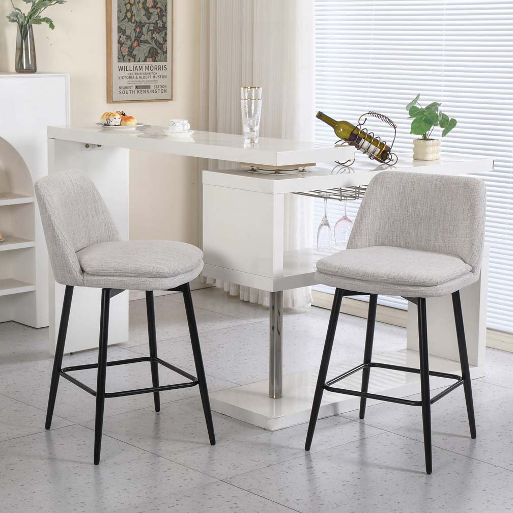 Corrigan Studio® Counter Height Swivel Bar Stools | Wayfair