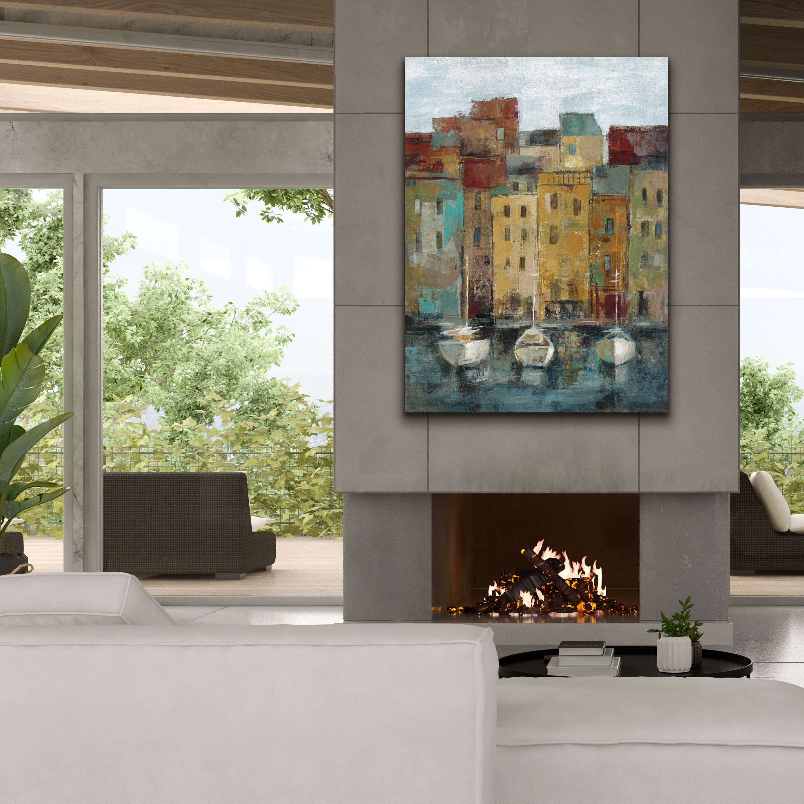 Red Barrel Studio® 'Old Town Port 2' by Silvia Vassileva Canvas Wall ...