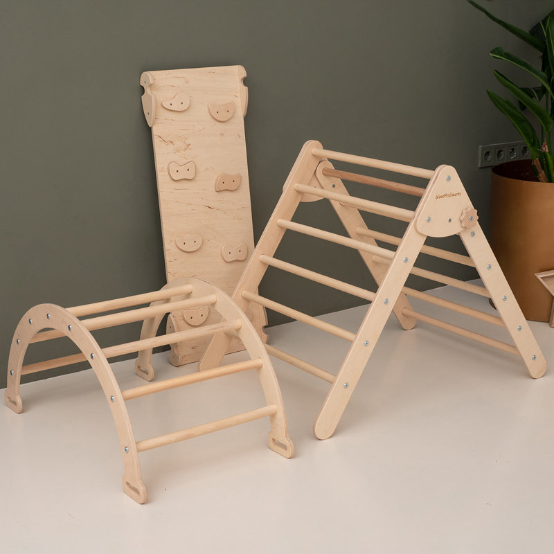 WoodandHearts Standard Size Triangle Arch Ramp Climber & Reviews | Wayfair