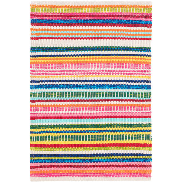 Dash and Albert Rugs Bright Stripe Handwoven Indoor/Outdoor Rug ...