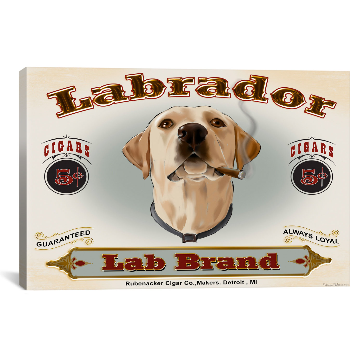 Trinx Lab Cigar by Brian Rubenacker Painting Print on Wrapped Canvas ...