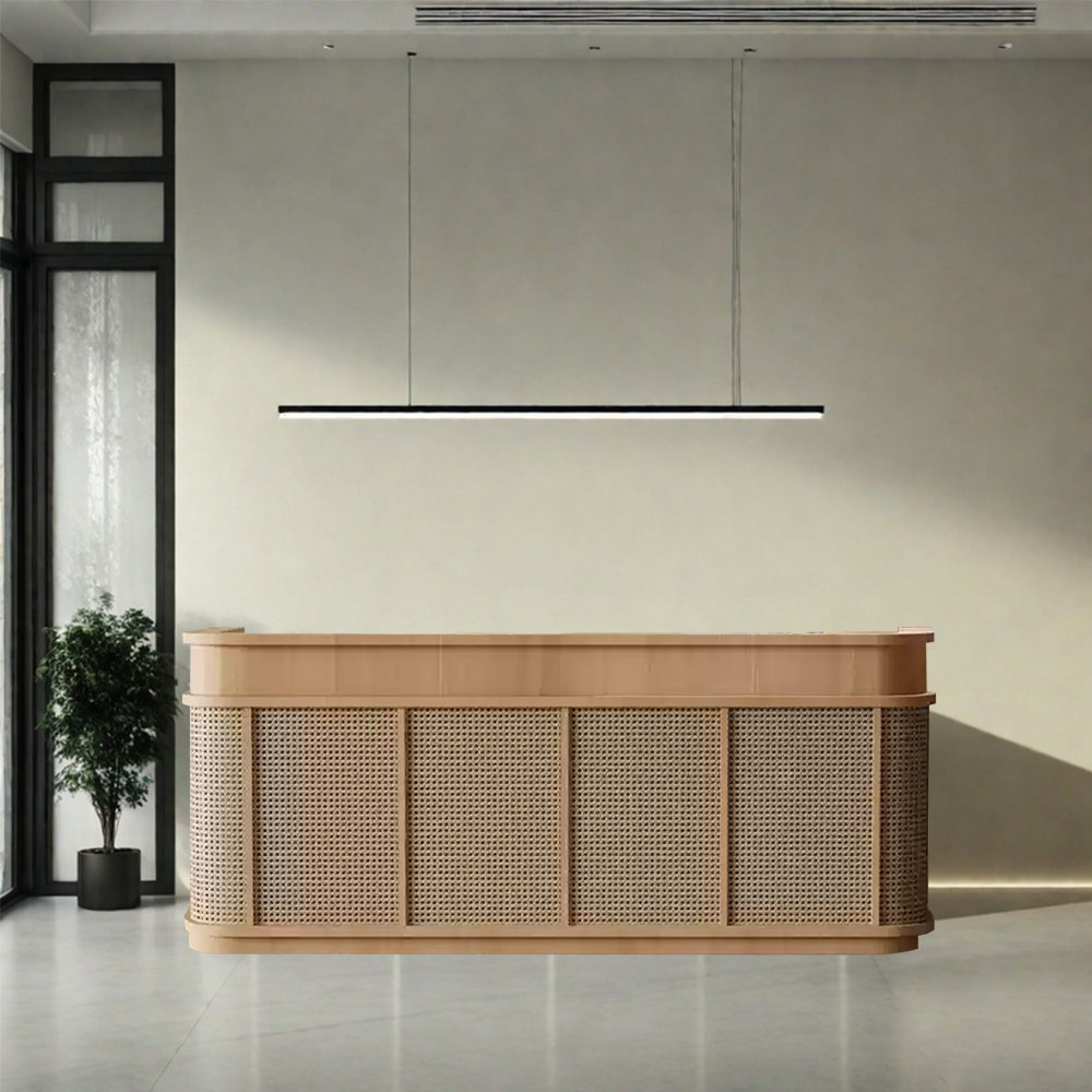 Artistic Soul XKX Premium Furniture Rectangular Modern Front Desk ...