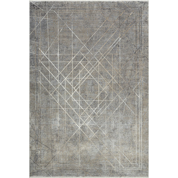 Lofy Soho Mood Viscose Abstract Rug | Wayfair