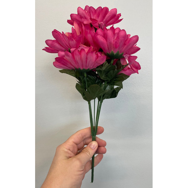 Primrue Silk Mum Stems, Bushes, And Sprays Arrangement | Wayfair