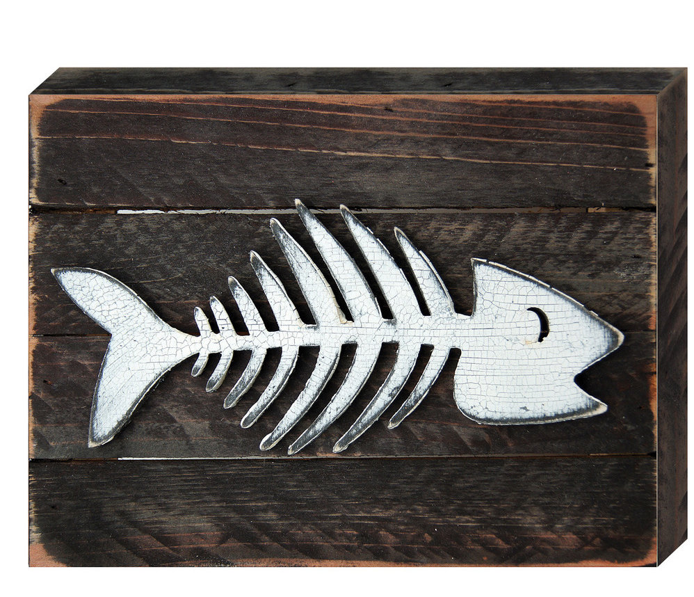 Designocracy Fish Vintage Skeleton Wall Décor | Wayfair