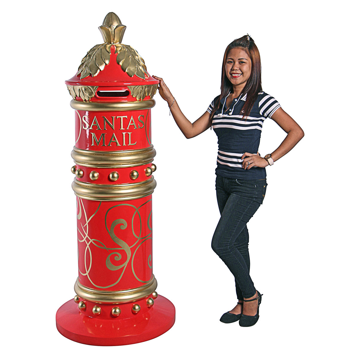 Design Toscano Santa's North Pole Resin Mailbox | Wayfair