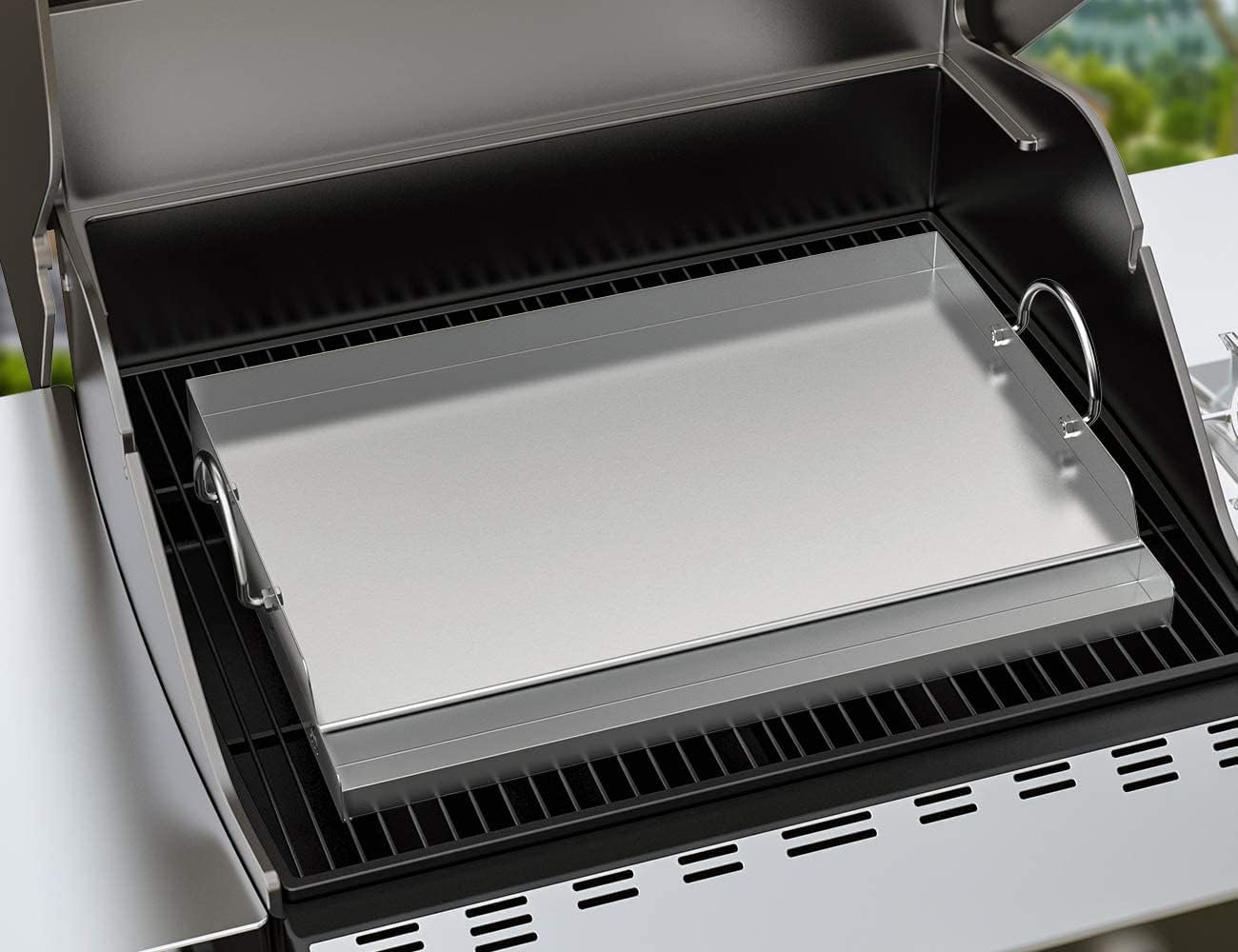 Hitechluxe Universal 8206 Rectangular Griddle Grill for Gas BBQ Grills ...