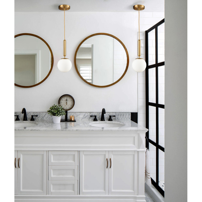 Mercer41 Kamruddin 1 - Light Single Globe Pendant | Wayfair