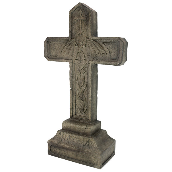 Design Toscano Balkan Vampire Blood Cross Statue & Reviews | Wayfair