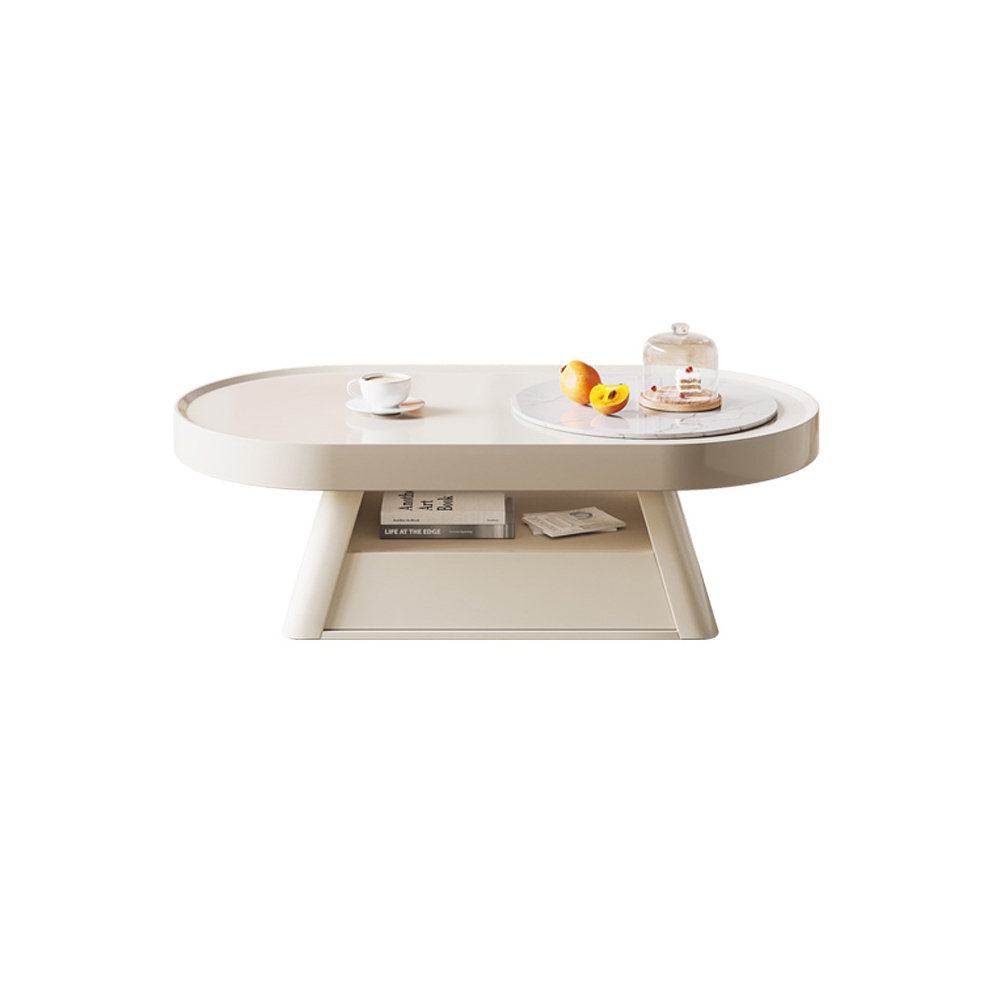 Bkoksety French Cream Style Minimalist Coffee Table | Wayfair